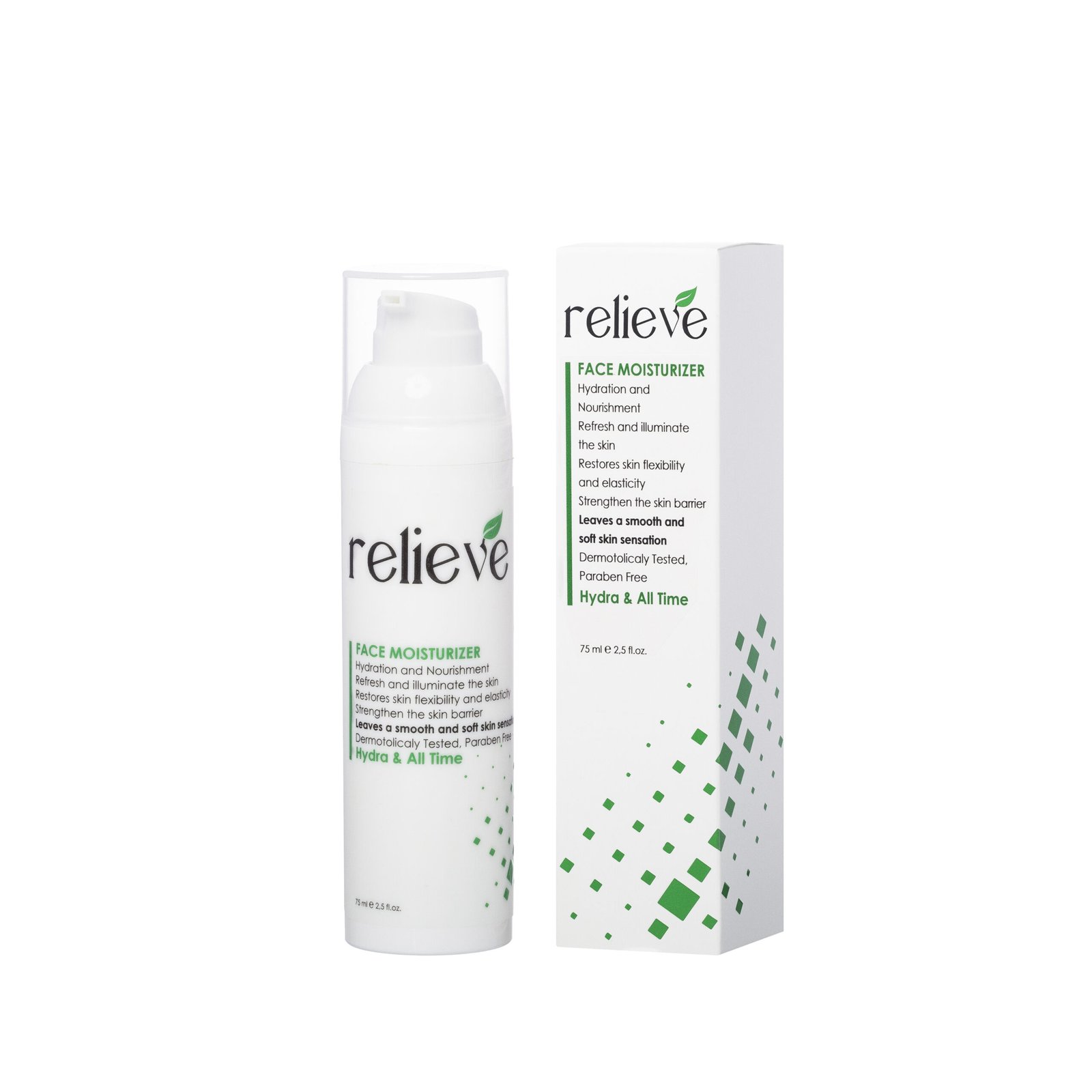 Relieve хидратиращ крем за лице 75 мл. - vspcosmetics.eu